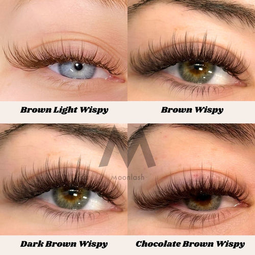 The Captivating Beauty of Brown and Dark Brown Lashes – Moonlash