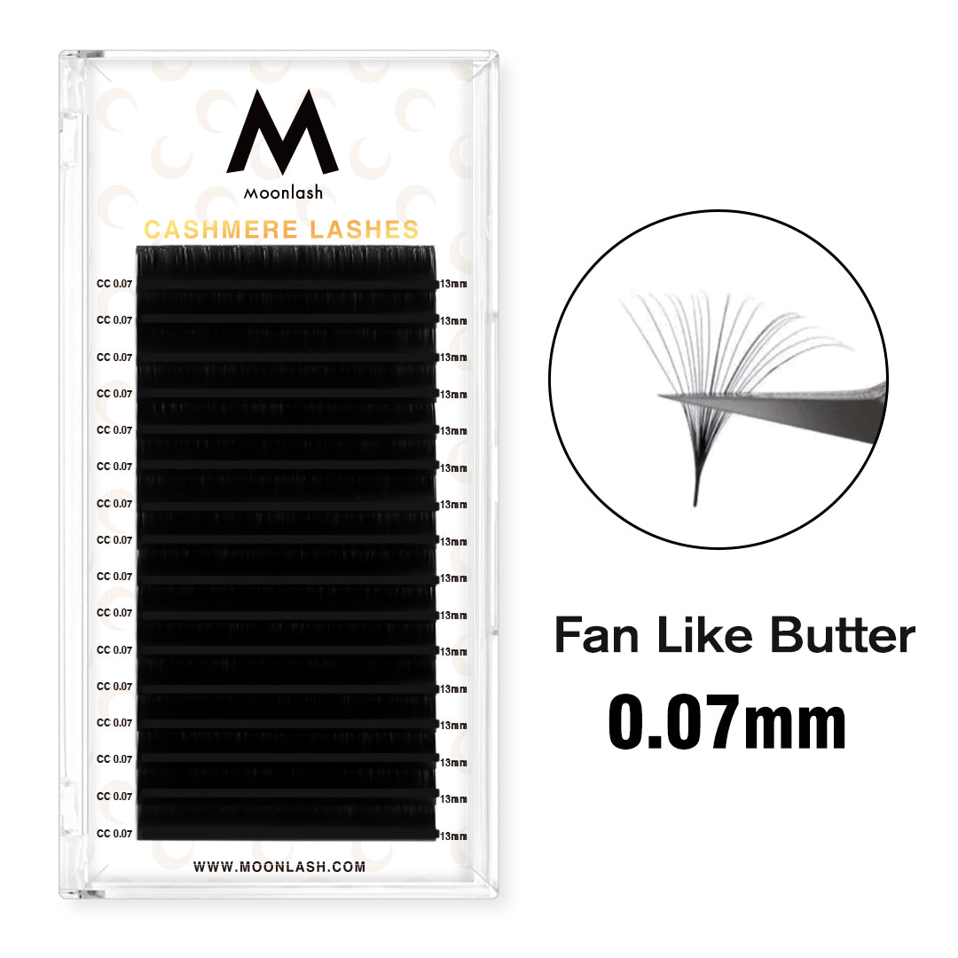 0.07MM Cashmere Eyelash Extensions-16 Rows – Moonlash